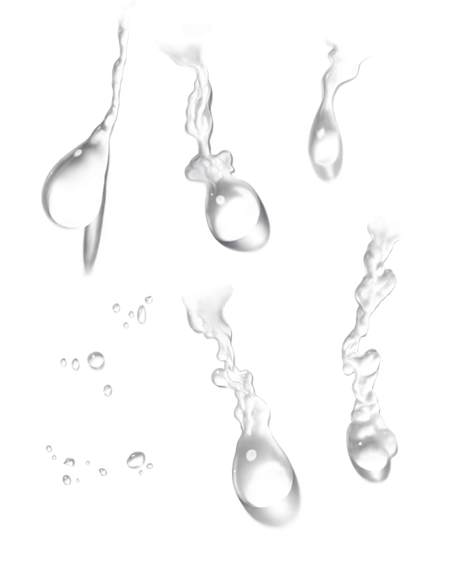 水珠PNG 透明素材