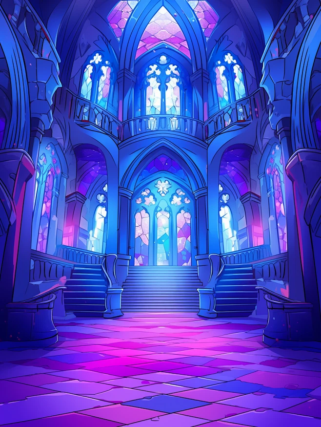 victoriamartin00_Castle_Interior_2D_Cartoon_Planar_Graffiti_2D ...