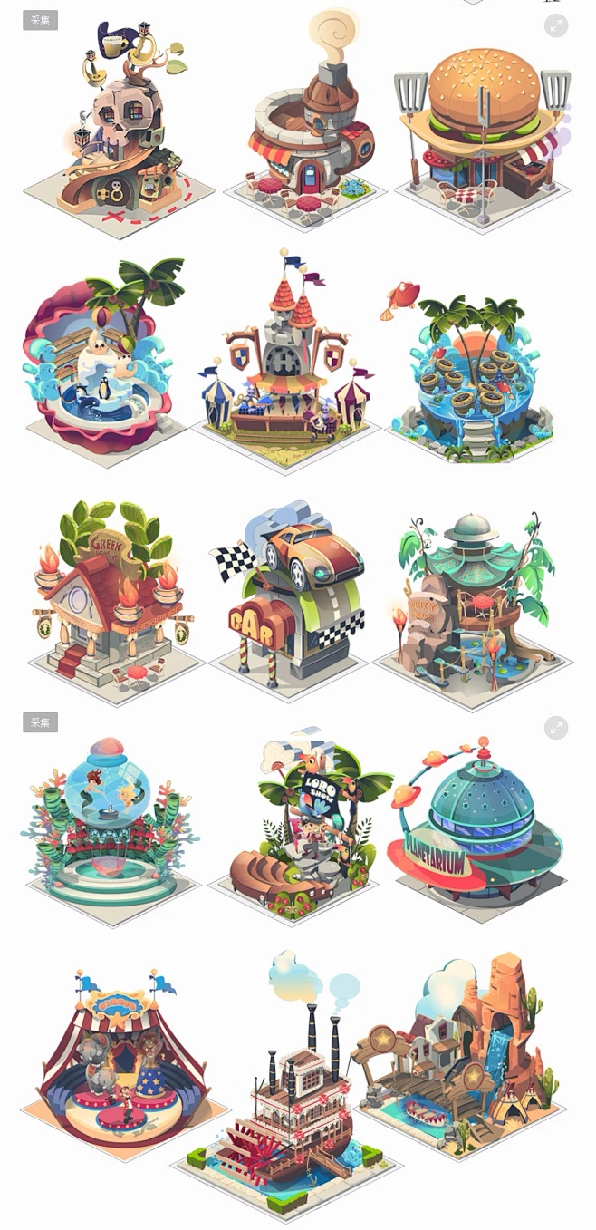 Adventure Park game on Behance-花瓣网