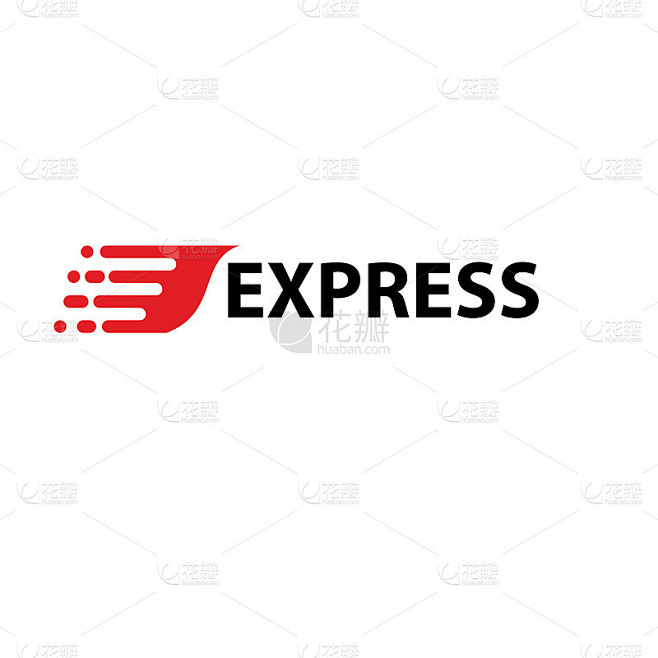 Express图标模板设计矢量图标插图