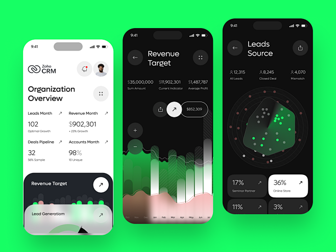 crm app mobile ux design