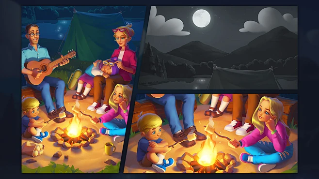 Cartoon illustrations for mobile game - Part 2-花瓣网