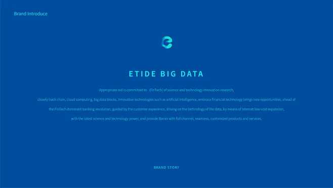 ETIDE宜泰德 金融大数据品牌全案设计-古田路9号-品牌创意/版权保护平台图片_VI图片素材-花瓣网