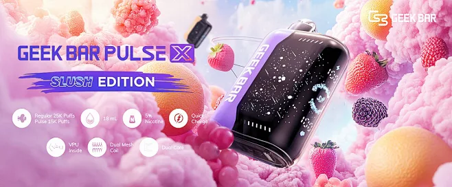 Geek Bar Pulse X 25K Slush Edition-花瓣网