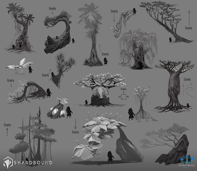 Trees Vis Dev - Shardbound , David Alvarez : Hi guys, Here is explorations for Shardbound's ...