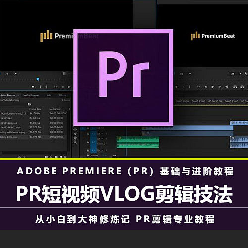 【PR教程】PR短视频VLOG剪辑技法-入门到进阶高级教程