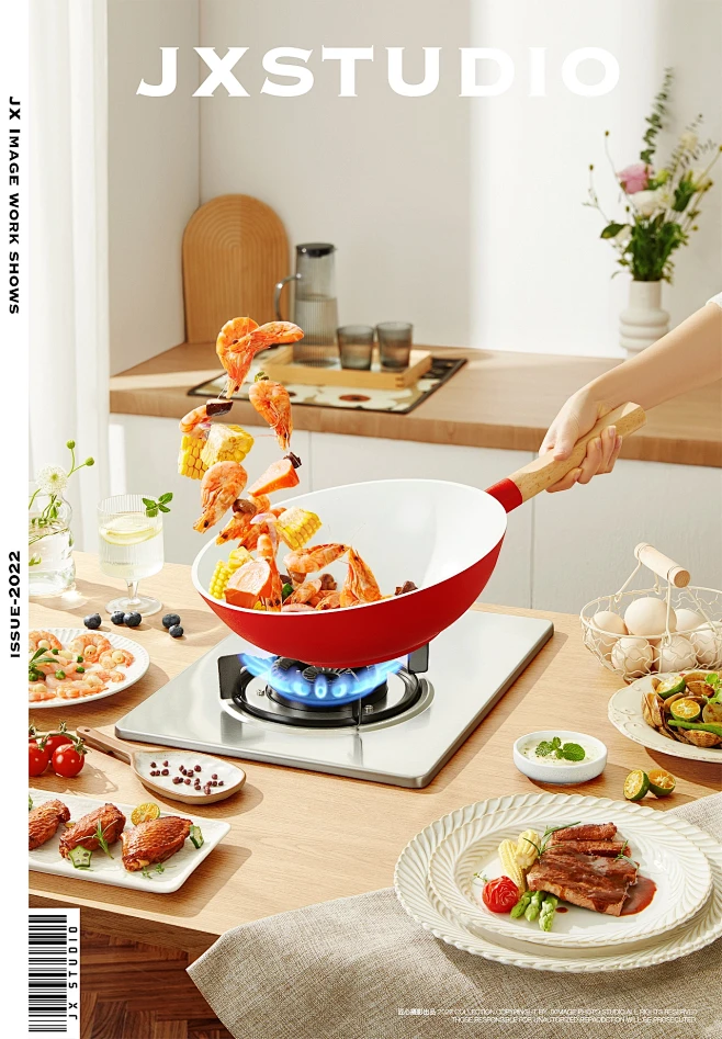 BXT倍喜-炒锅｜匠心摄影 JX Studio爆炒虾