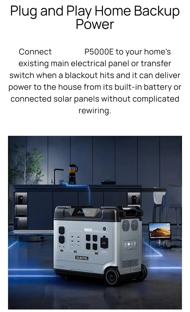 P5000便携式电站 5120W-花瓣网