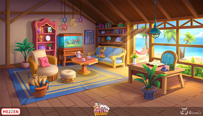 Room set design-花瓣网
