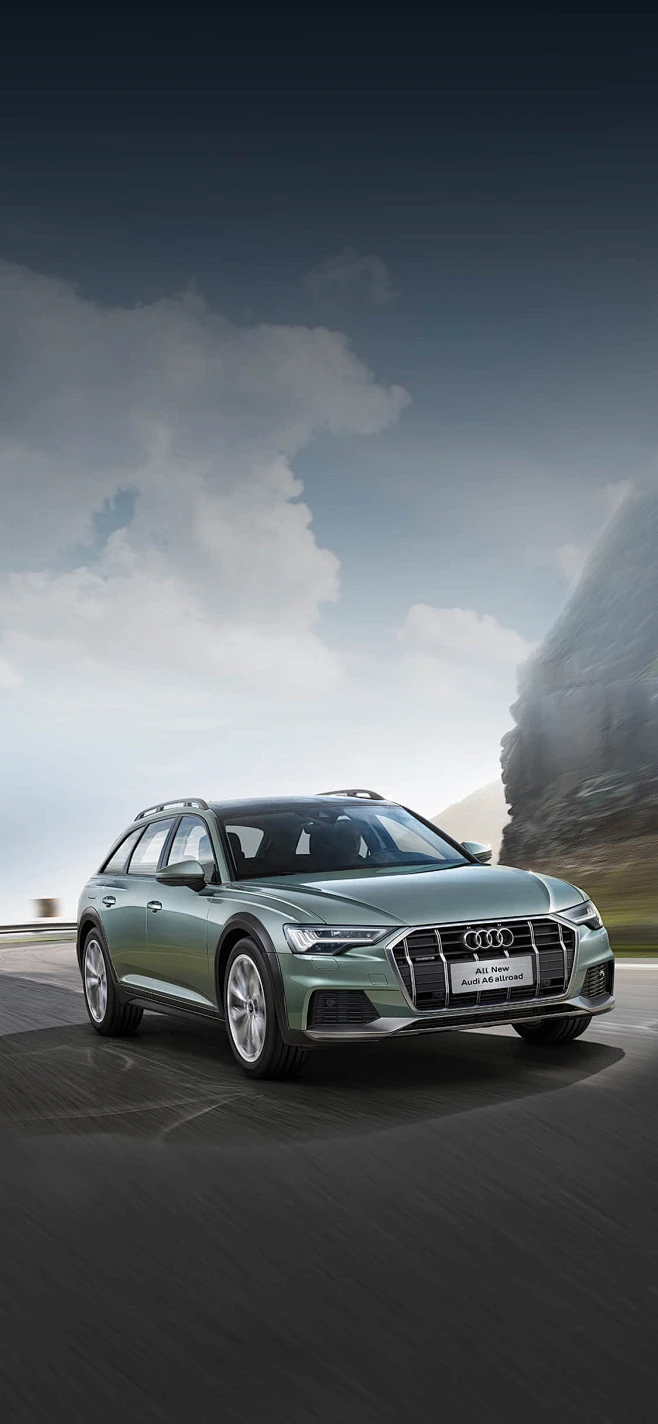 奥迪A6 allroad外观-花瓣网