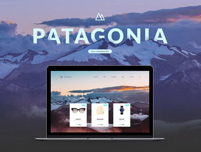 Products : Patagonia UI is a web Ecommerce UI Kit crafted in Photoshop ...