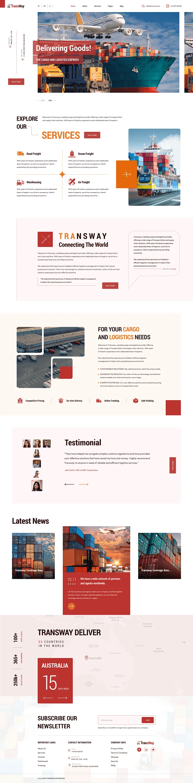 Transway - Cargo and Logistic Service :: Behance-花瓣网