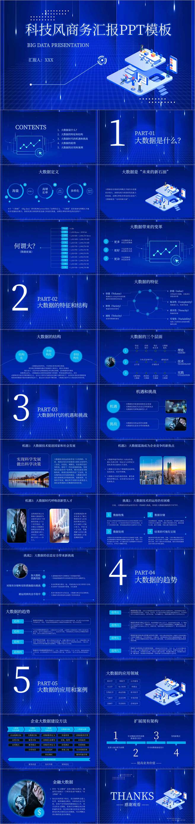 科技风商务汇报PPT
