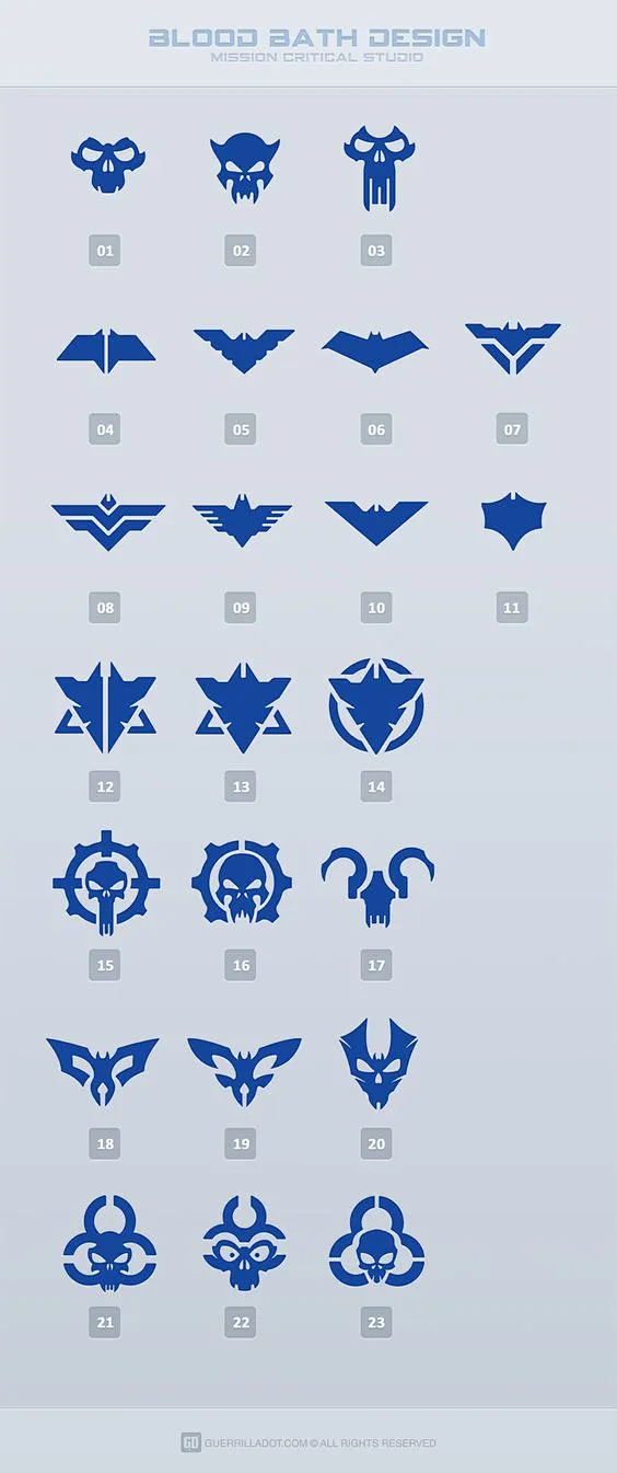 ArtStation - Blood Bath Game Logo Design, Studio Punchev: -花瓣网