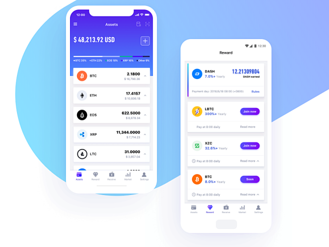 加密钱包ui ux设计ui设计排版web dresign插图创意设计app设计uidesign uiux mobile ui mobile