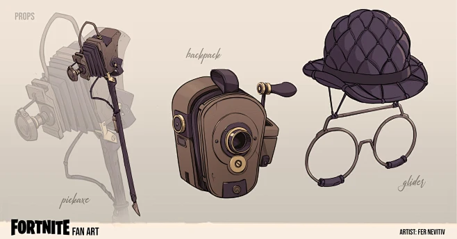 Fortnite Skin - Steampunk Photographer -花瓣网