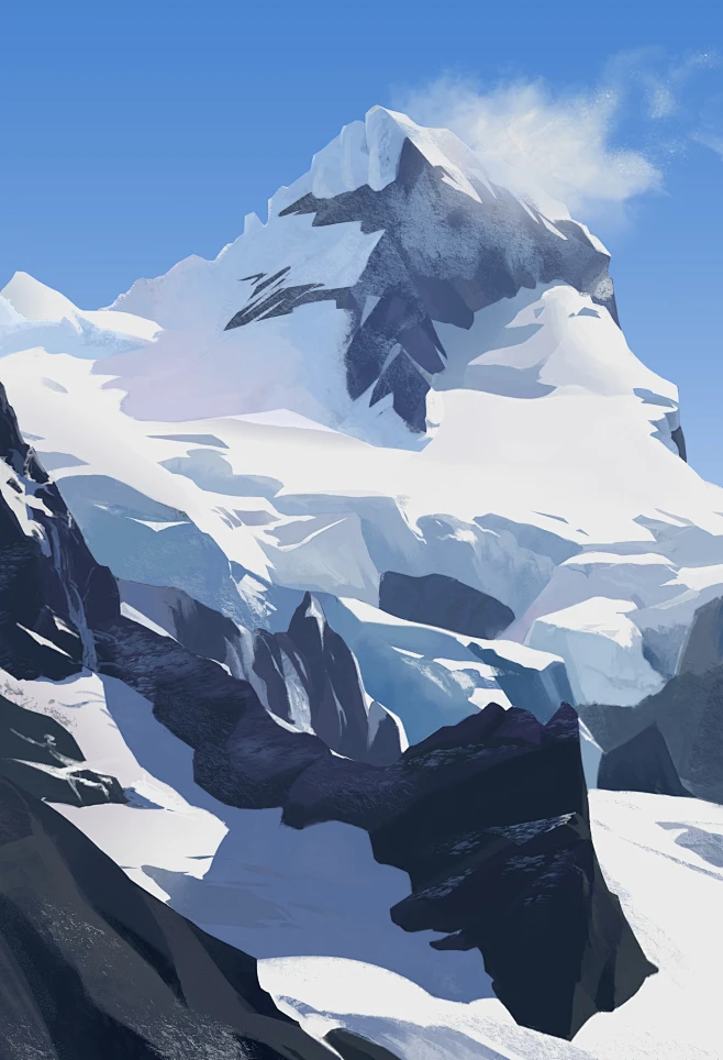 雪山练习, Zhiqiang Zhang-花瓣网