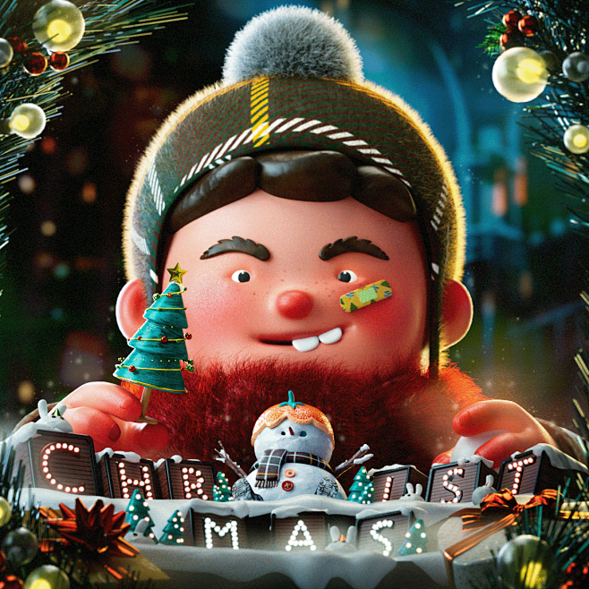christams Character design character animation motion graphics ...