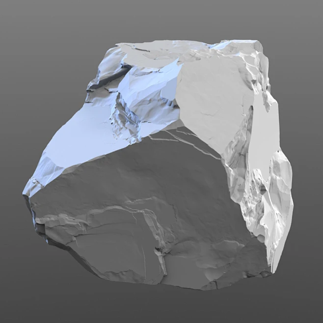 High Poly - Rock 3, Justin Owens : Another high poly sculpt now ...