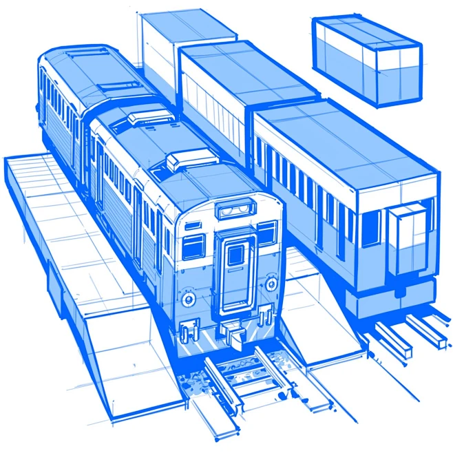 Trains studies, Howard Hsu-花瓣网