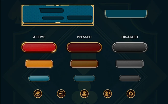 UI Poker Game-花瓣网