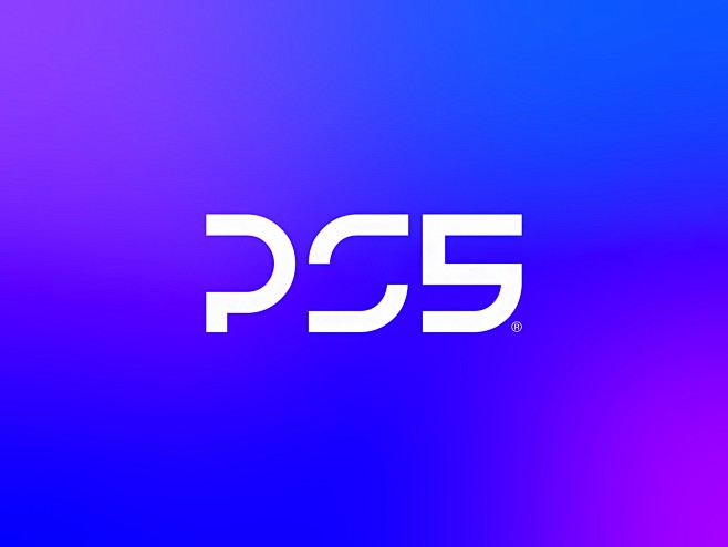 PS5 logotype mark icon ps4 sony gaming gamer gradient logo ps5logo ps5
