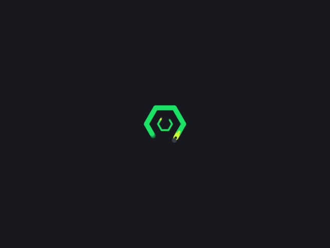 Loader gif loading minimal shapes after effects 2d animation hexagon ...