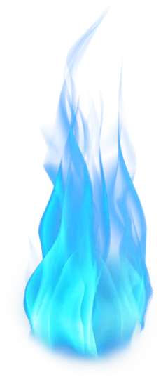 Fire Blue Flames Lit Colored 3d - Transparent Blue Fire Png Clipart ...
