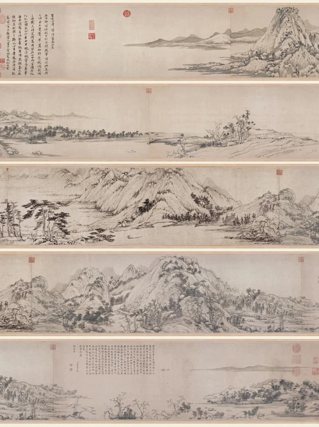 21黄公望富春山居图-花瓣网