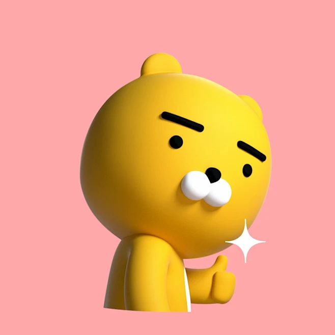 Real Friends 3D Moving Stickers : 3D moving stickers for Kakao Talk ...