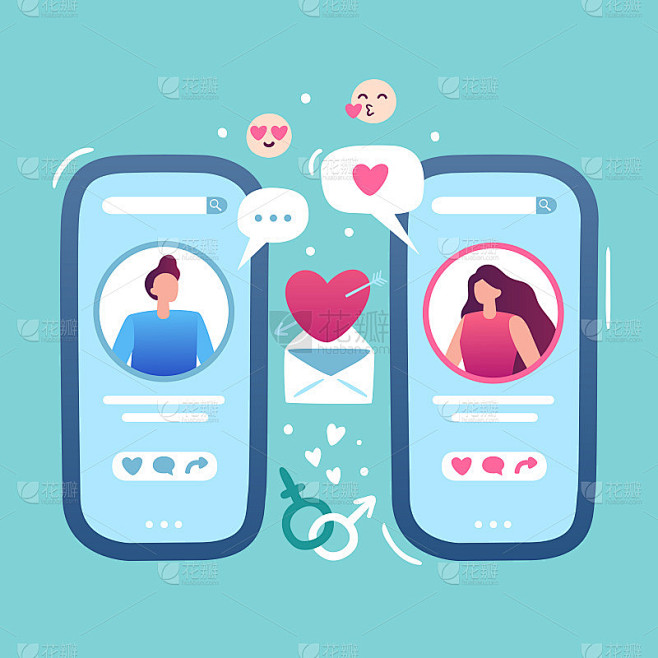 Romantic online date. Internet love dating app, fe