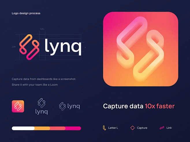 Lynq Logo Design by Dmitry Lepisov for Lepisov Branding on Dribbble-花瓣网