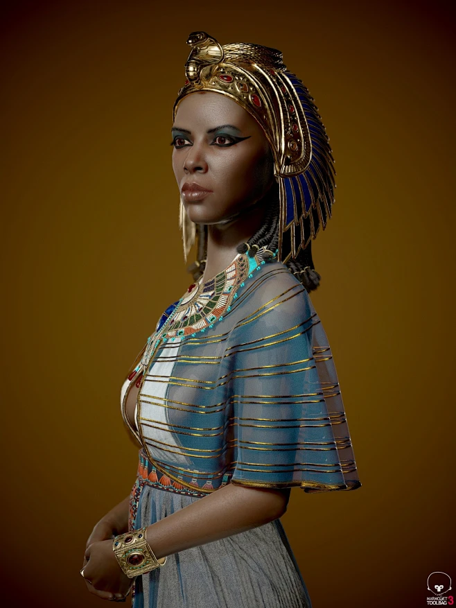 Amunet, Georgian Avasilcutei : This is my egyptian queen that I've made for Artstation's Ancient ...