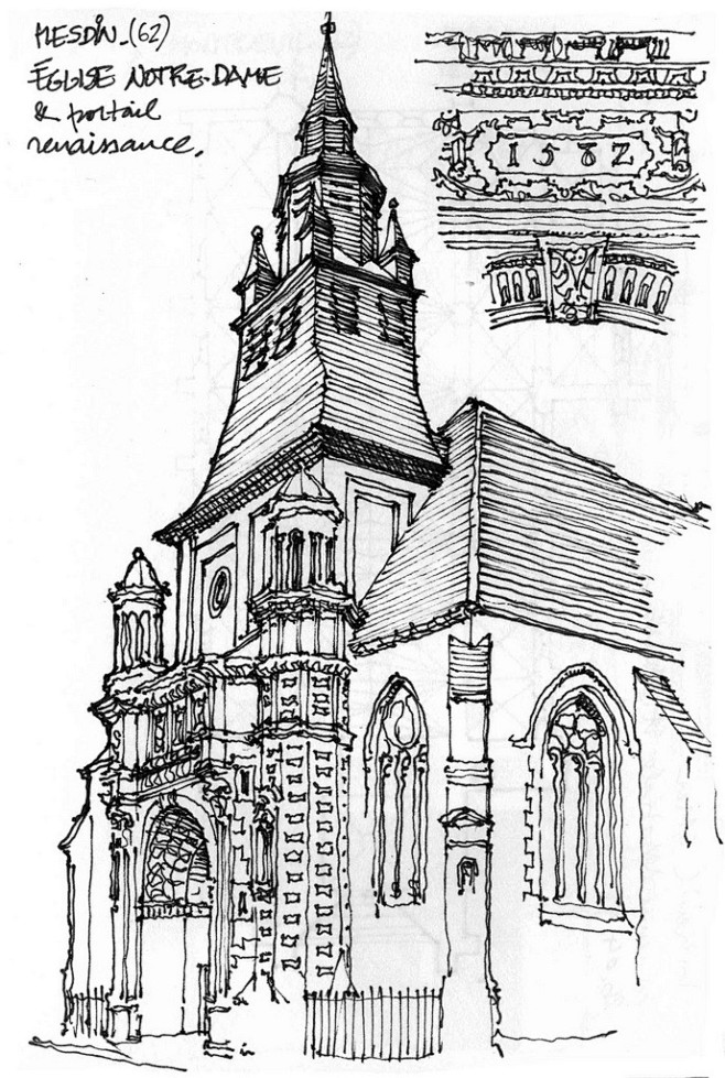 西方建筑速写来自cgbook.cn (446)