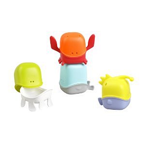 Amazon.com : Boon Creatures Interchangeable Bath Toy Cup Set : Bathtub ...