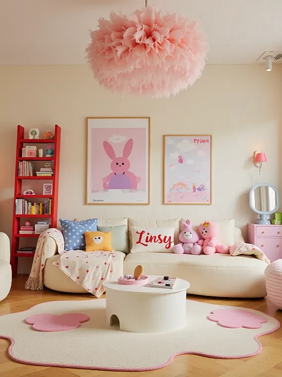 多巴胺室内设计装饰画场景v1.0-LoRA-AIGC三渡-LiblibAI-花瓣网