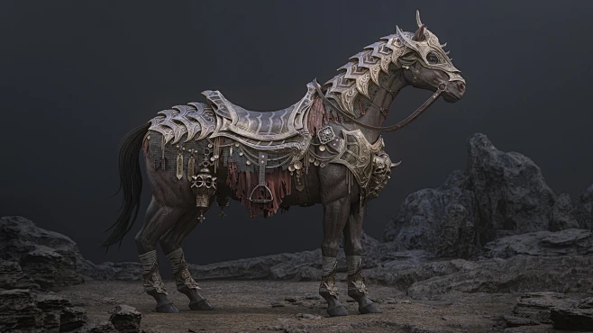 Mount Armor Set-01-花瓣网