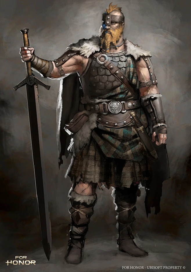 For Honor - Highlander character concept-花瓣网