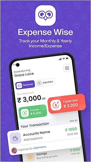 Expensewise : Money manager Screenshot 0-花瓣网