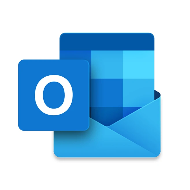 Microsoft Outlook app icon-花瓣网