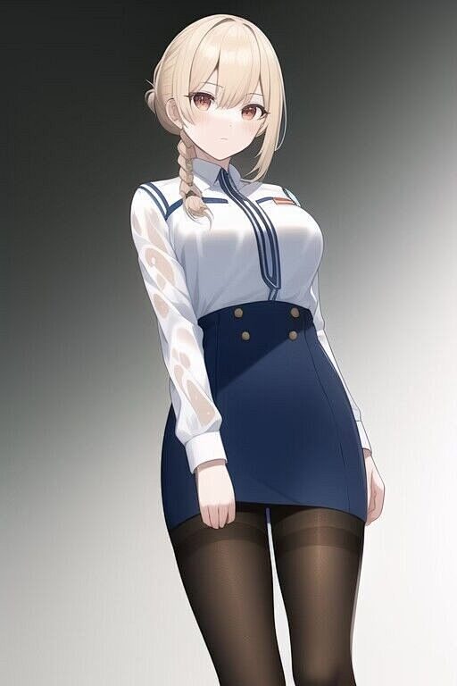 AI绘画 黑丝空姐-角色生成-AI生成-微元素 - Element3ds.com!