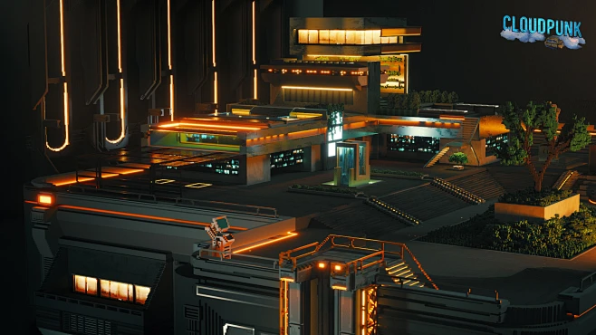 Cloudpunk Assets2-花瓣网