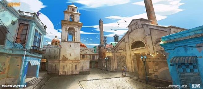 Overwatch Havana Arch Design , Llia Yu : Here is some early concept I ...
