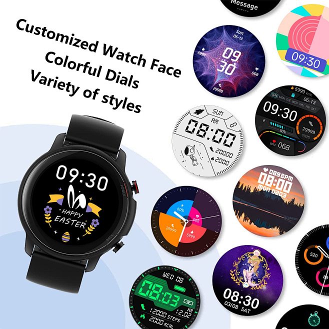 Amazon.com: Smart Watch, SKMEI Smartwatch with Fitness Tracker, IP68 ...