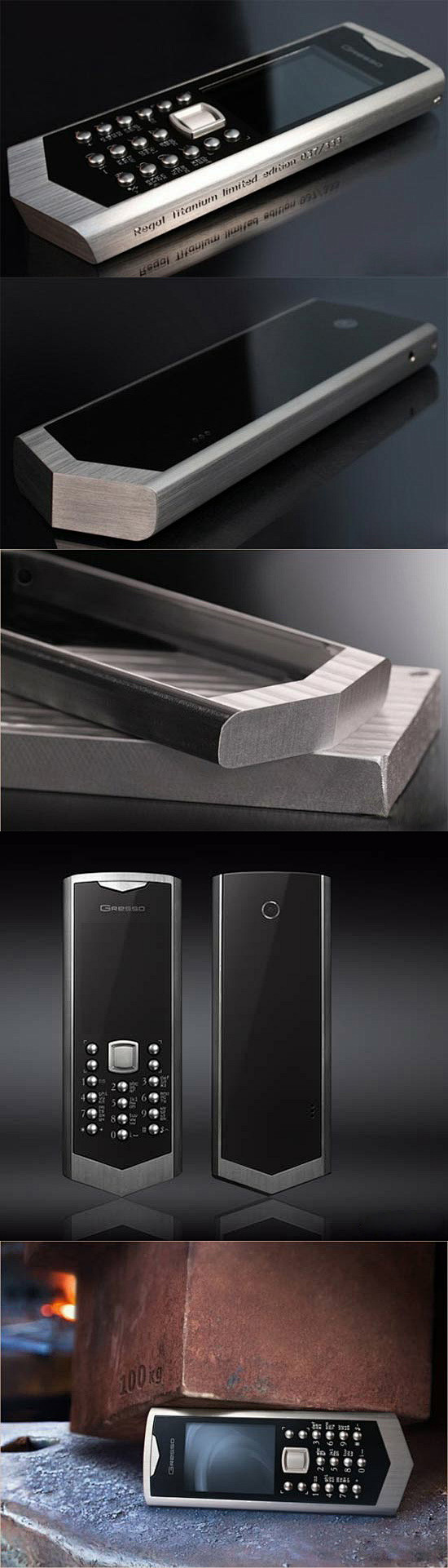 Gresso推出了一款售价4500美元的手机——Regal Titanium，和现在的智能手机不同，该手机并不是为了那些追求娱乐和新潮的人们 ...