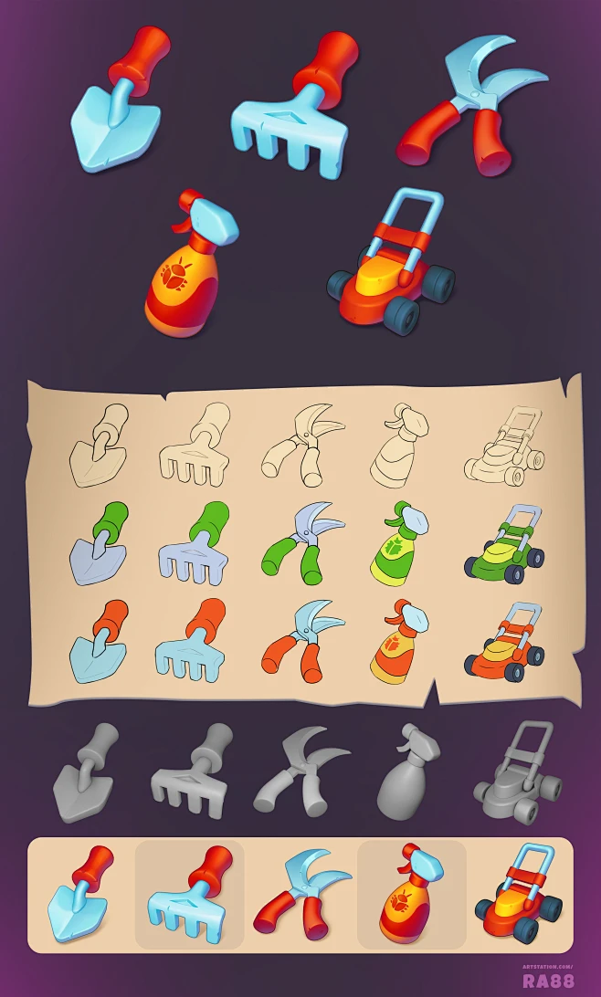 Merge-2 garden tools kit-花瓣网