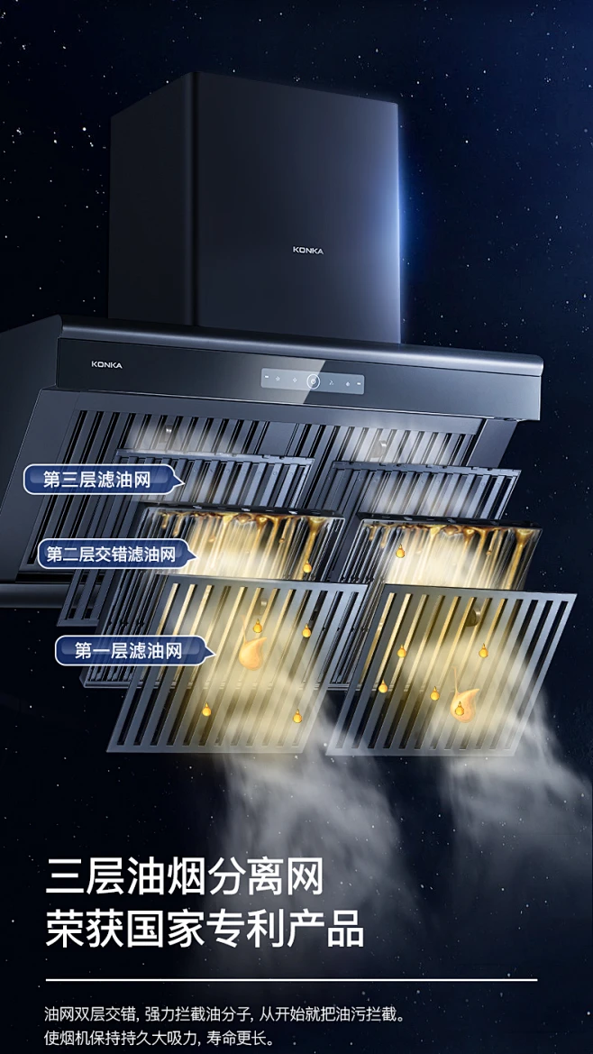 【康佳CXW-288-KF1】康佳（KONKA）抽油烟机家用 专利油烟分离免清洗 侧吸式烟灶联动油烟机 燃气泄露感应 语音播报 CXW-288-KF1【行情 报价 价格 评测】-京东-花瓣网