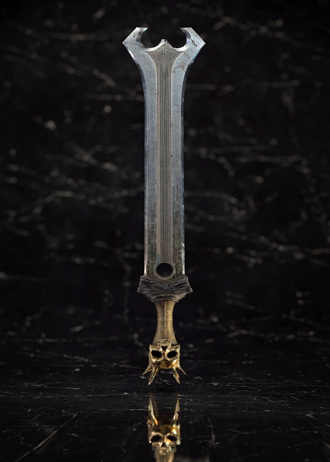 Skull Sword, Anna Koroleva : The model is based on Artem Sus'ko concept ...