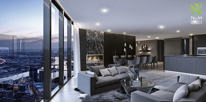 68 Floor Apartment : One last project for visualization for 68 floor ...