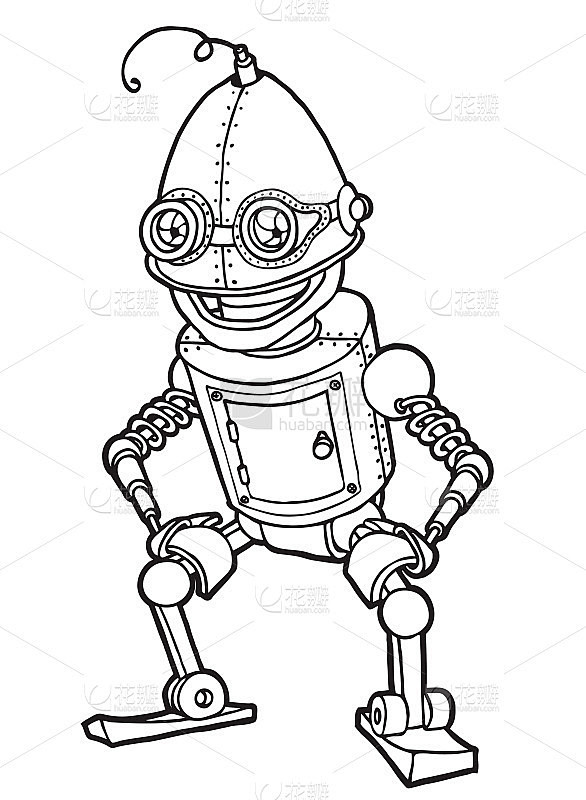 Coloring_cartoon_robot_4